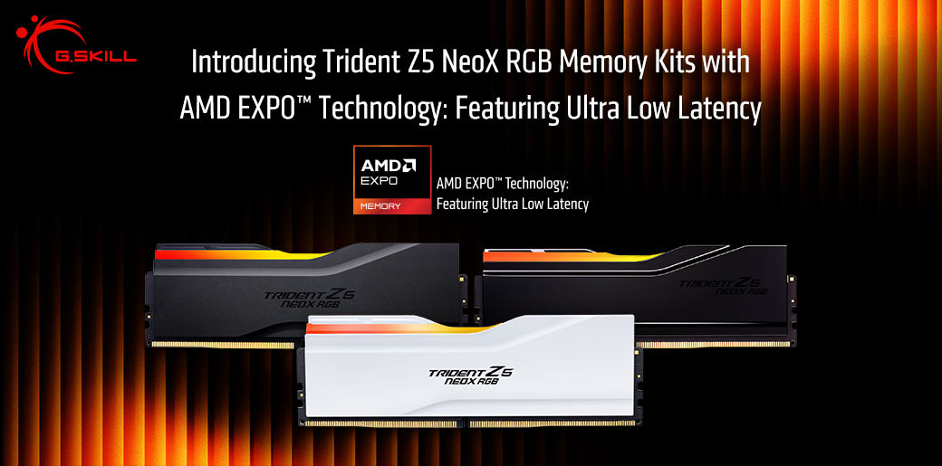 G.SKILL Trident Z5 NeoX RGB DDR5-Speicher mit AMD EXPO Ultra Low ...