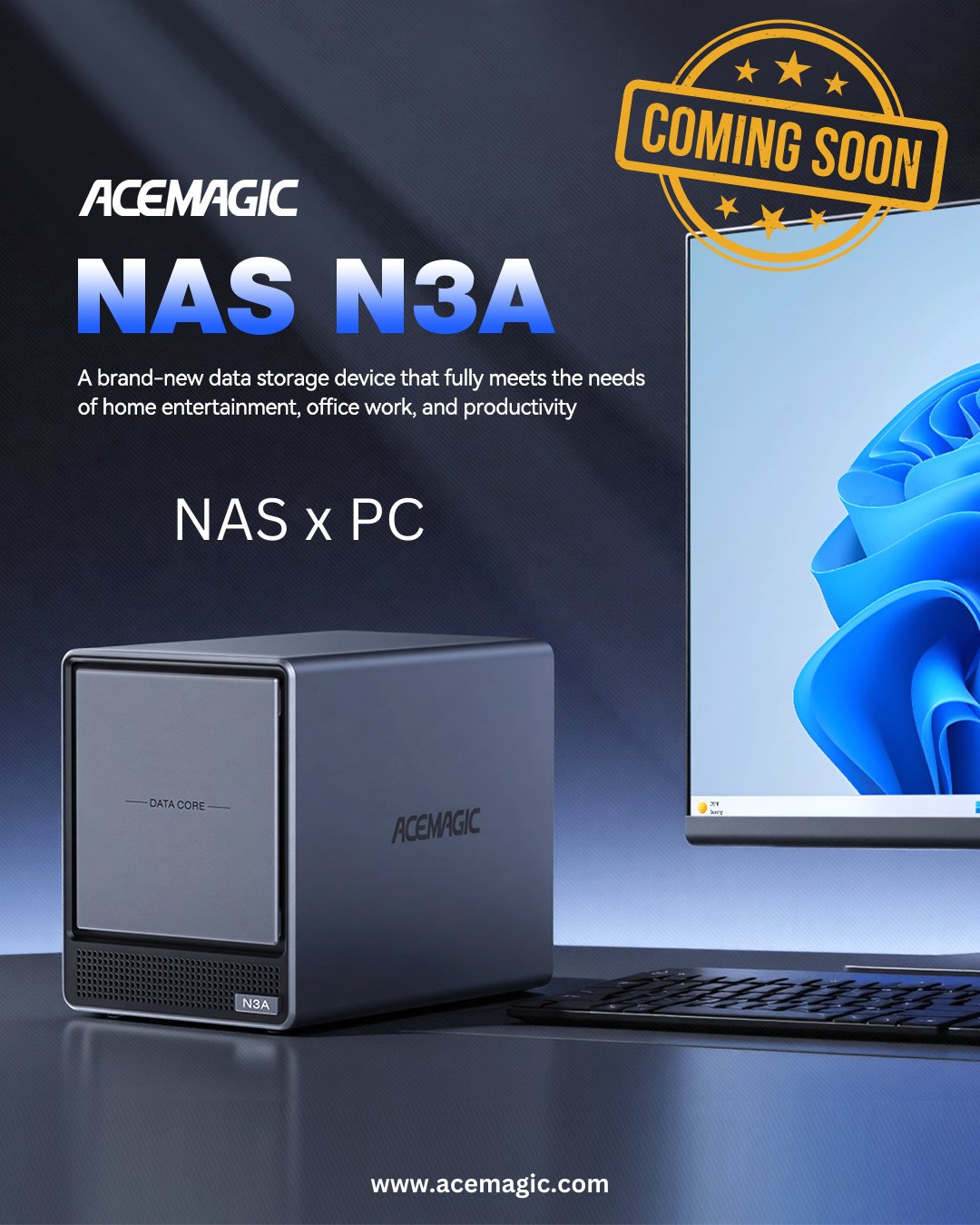 Acemagic N3A Mini PC-NAS mit vier Bays kommt bald - PC Masters