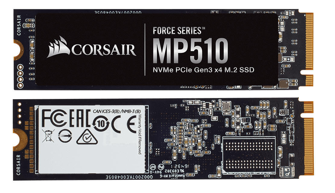 CORSAIR Force MP510 M.2 PCIe NVMe-SSD mit Fokus auf Leistung - PC Masters CORSAIR Force MP510 M.2 PCIe NVMe-SSD mit Fokus auf Leistung - PC Masters