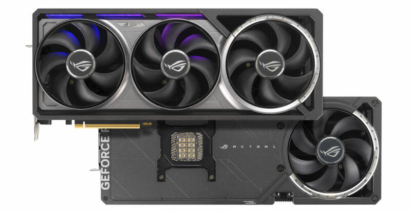 ASUS GeForce RTX 5090, RTX 5080, RTX 5070 Ti und RTX 5070 als ROG ...