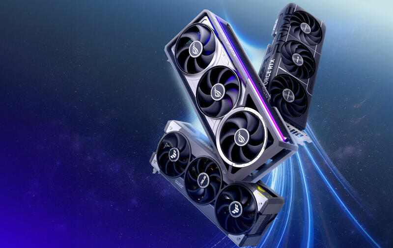 ASUS GeForce RTX 5090, RTX 5080, RTX 5070 Ti und RTX 5070 als ROG ...