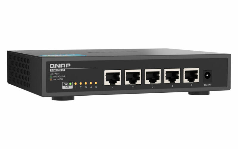 QNAP QSW-3205-5T: Unmanaged 10GbE-Switch für 249€ vorgestellt - PC Masters